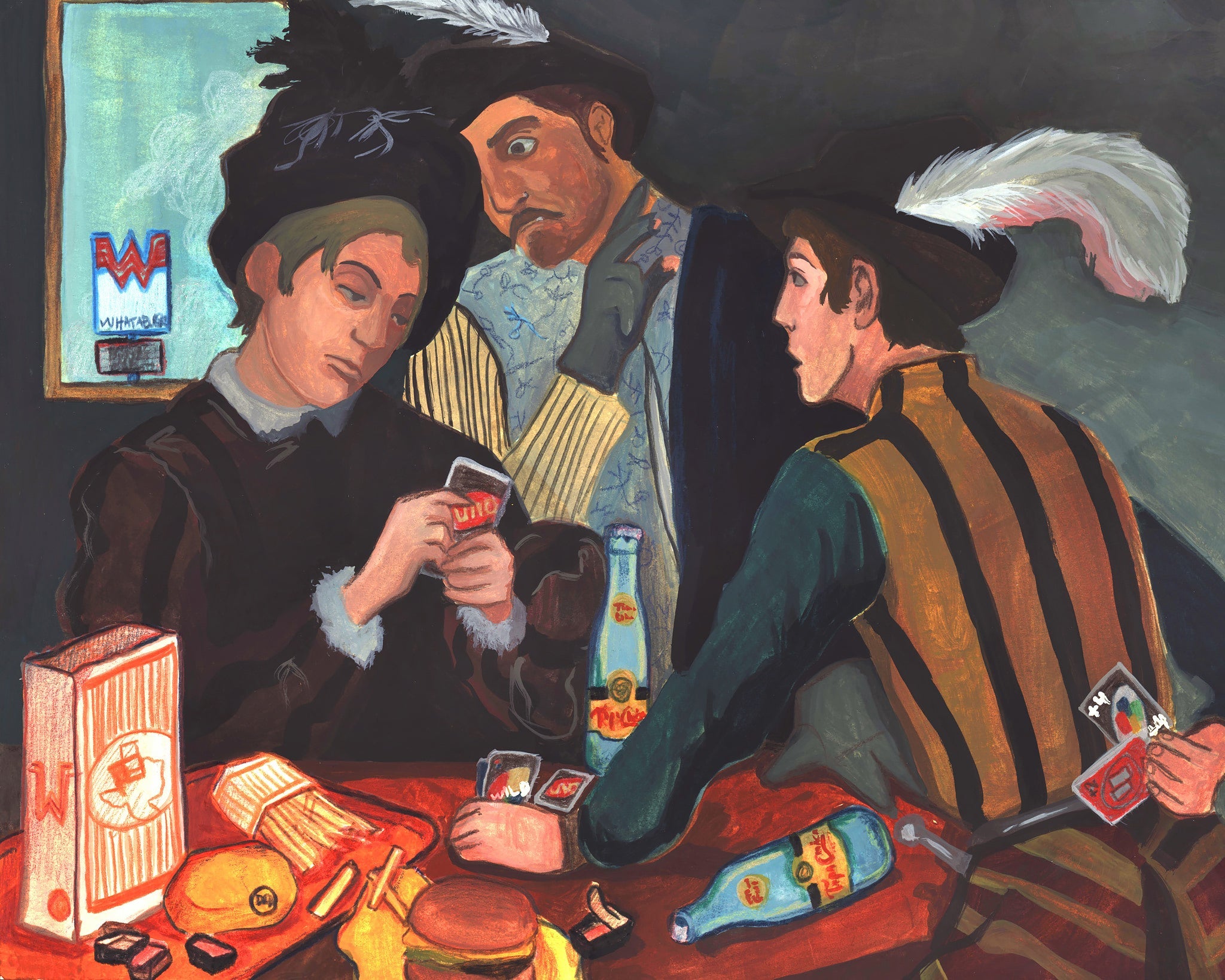 Topo Chico Old Masters moody art print | Caya Crum – Crum Art